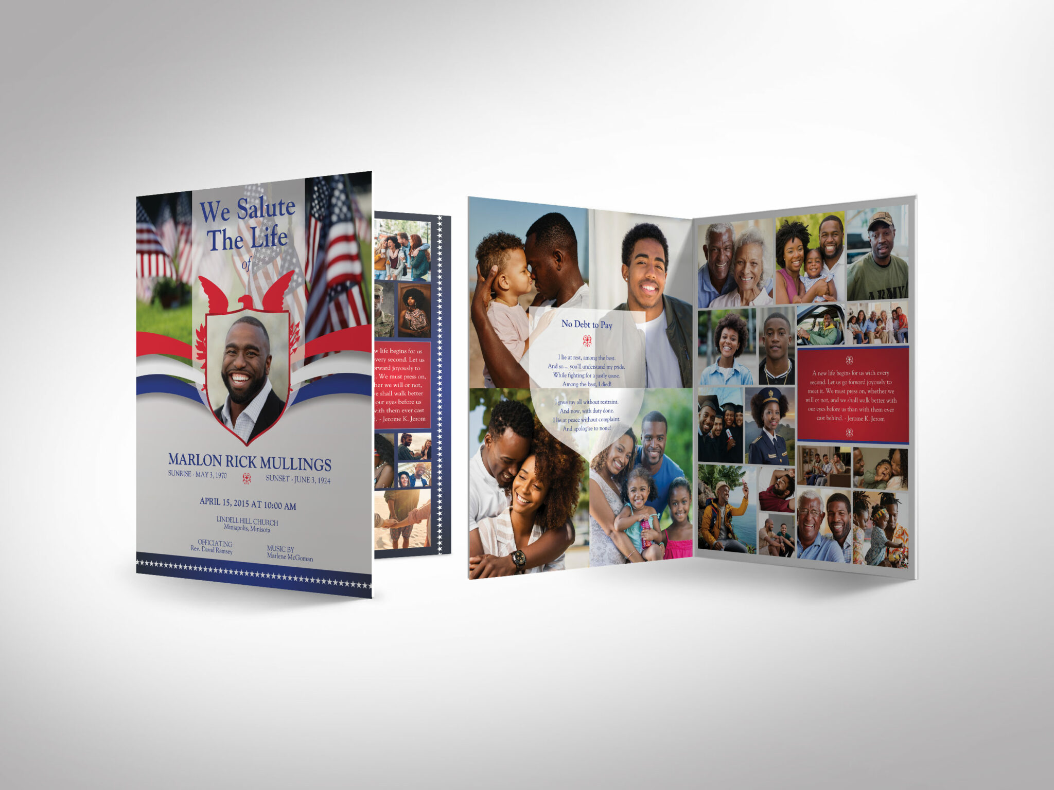 US Military Funeral Programs Guide: Honoring Our Heroes » Godserv Designs