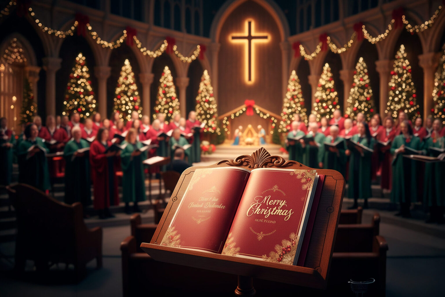 Easy Christmas Concert Worship Program Templates » Godserv Designs