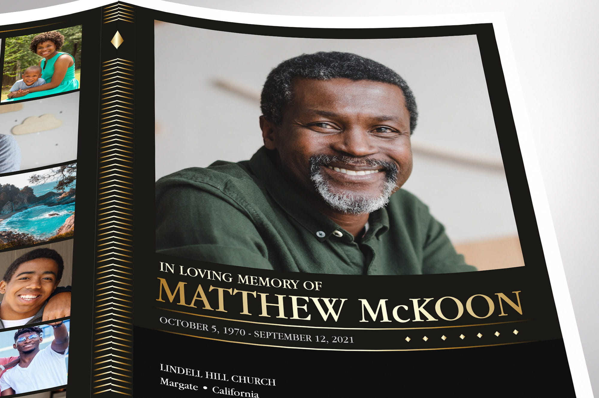 Gold-Diamond-Funeral-Program-Preview-Set-5 » Godserv Designs