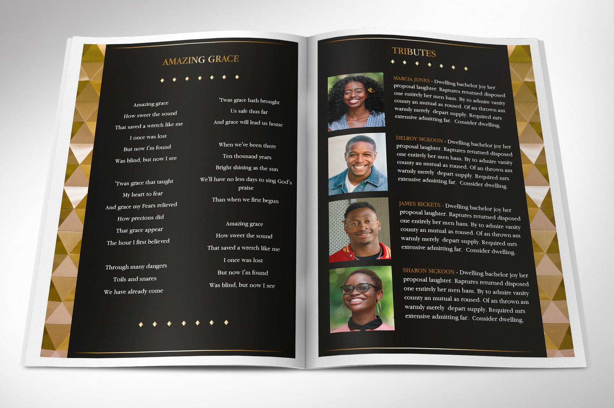 4-Gold-Diamond-Funeral-Program-Preview-Set » Godserv Designs