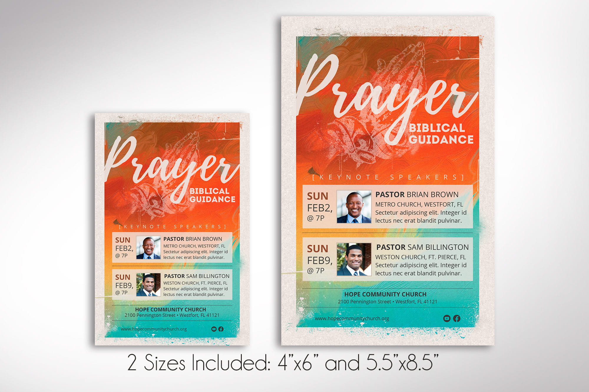 2-Prayer-Conference-Flyer-Canva-Preview » Godserv Designs