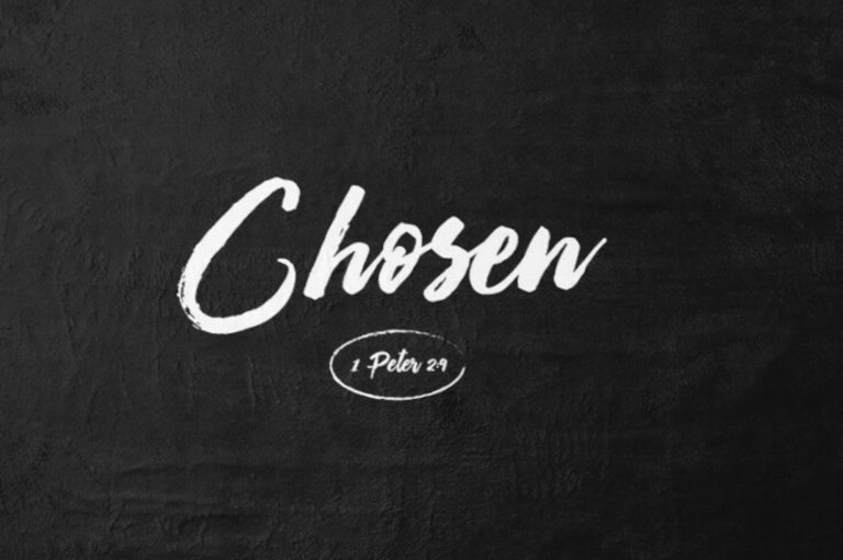 Chosen Christian Artwork - White Lettering » Godserv Designs