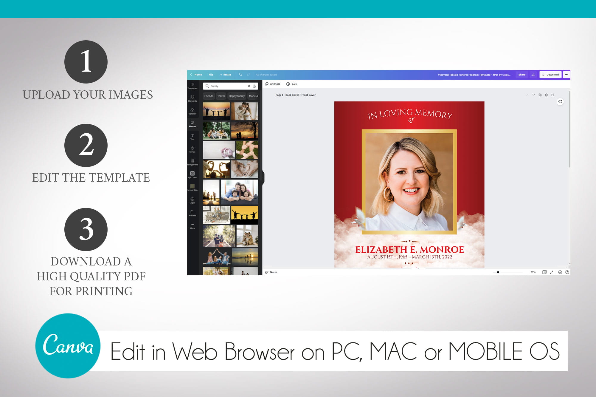 8a-Red-Ribbon-Funeral-Program-Poster--Preview » Godserv Designs