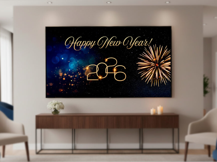 Happy New Year Title Slide - Animated Canva Template » Godserv Designs